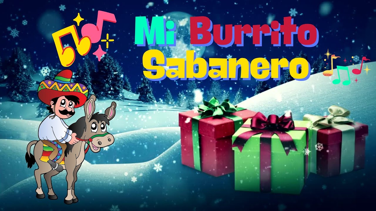 🐴Mi Burrito Sabanero | Música Navideña Infantil | Villancicos ...