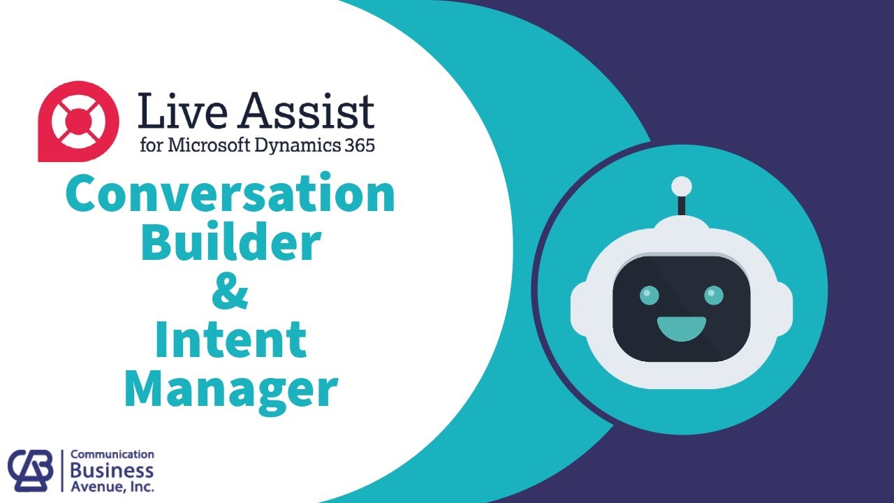 LAD365 Overview: Conversation Builder & Intent Manager - YouTube