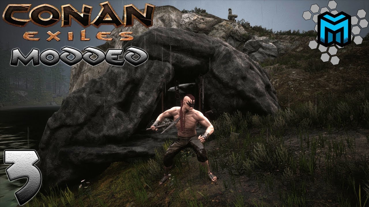 MODDED CONAN EXILES Gameplay/Let’s Play | EP03 RESOURCE MINE AND MASTER ...