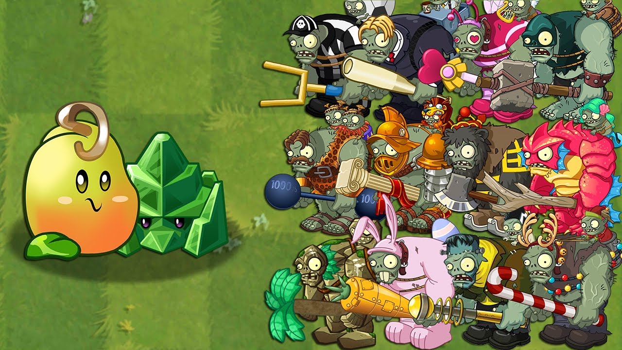 Plants vs Zombies 2 - Team PREMIUM Plants Attack PvZ 2 All Gargantuar ...