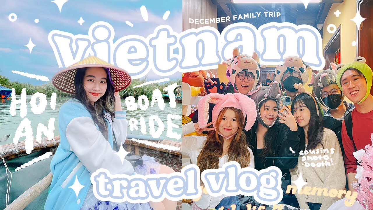 vietnam vlog 1 🇻🇳- hội an ancient town, bamboo boat ride, lots of rain ...