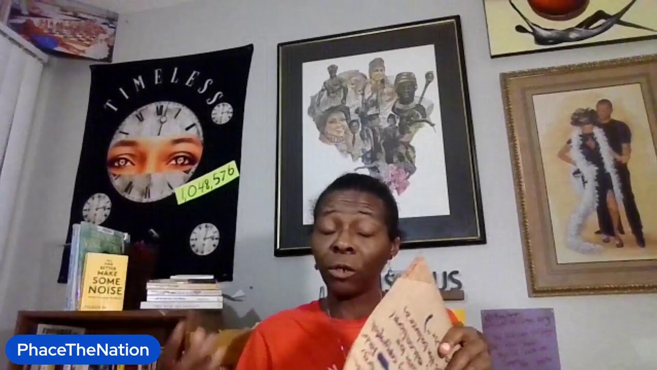 The reading of Tears We Cannot Stop - YouTube