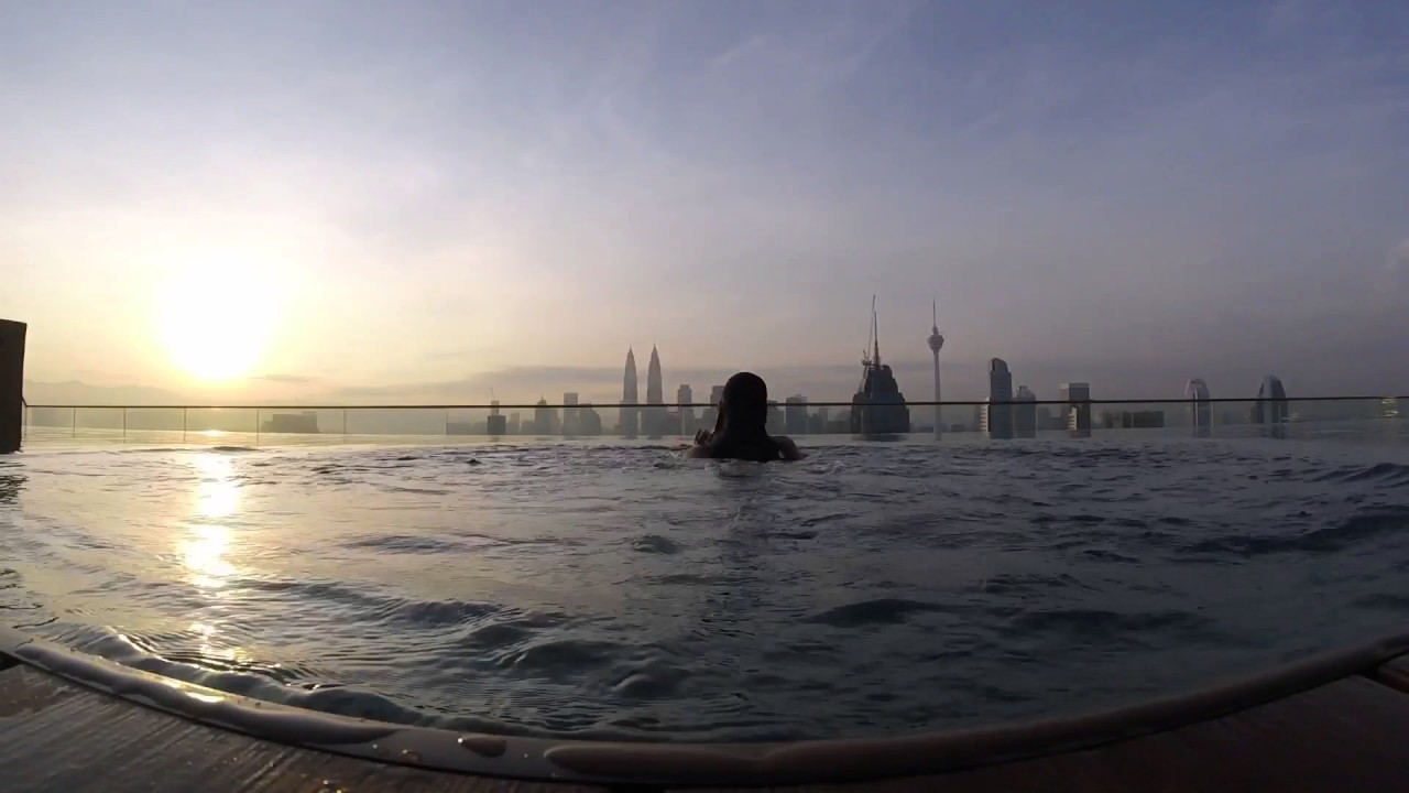 Kuala Lumpur: Infinity Pool Swim at Regalia Residence (Go Pro) - YouTube