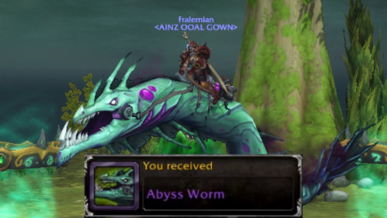WoW: ABYSS WORM DROPPED - YouTube