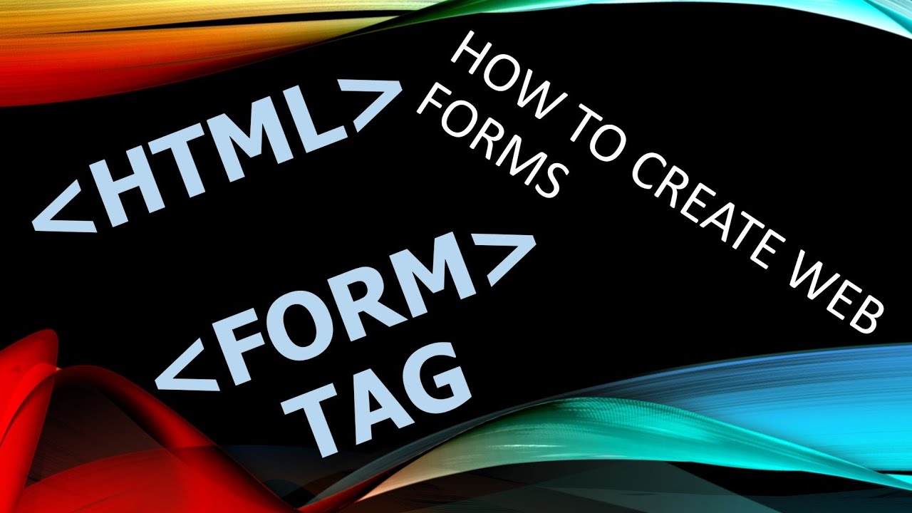 Advanced HTML Form Tag YouTube Advanced HTML Form Tag YouTube