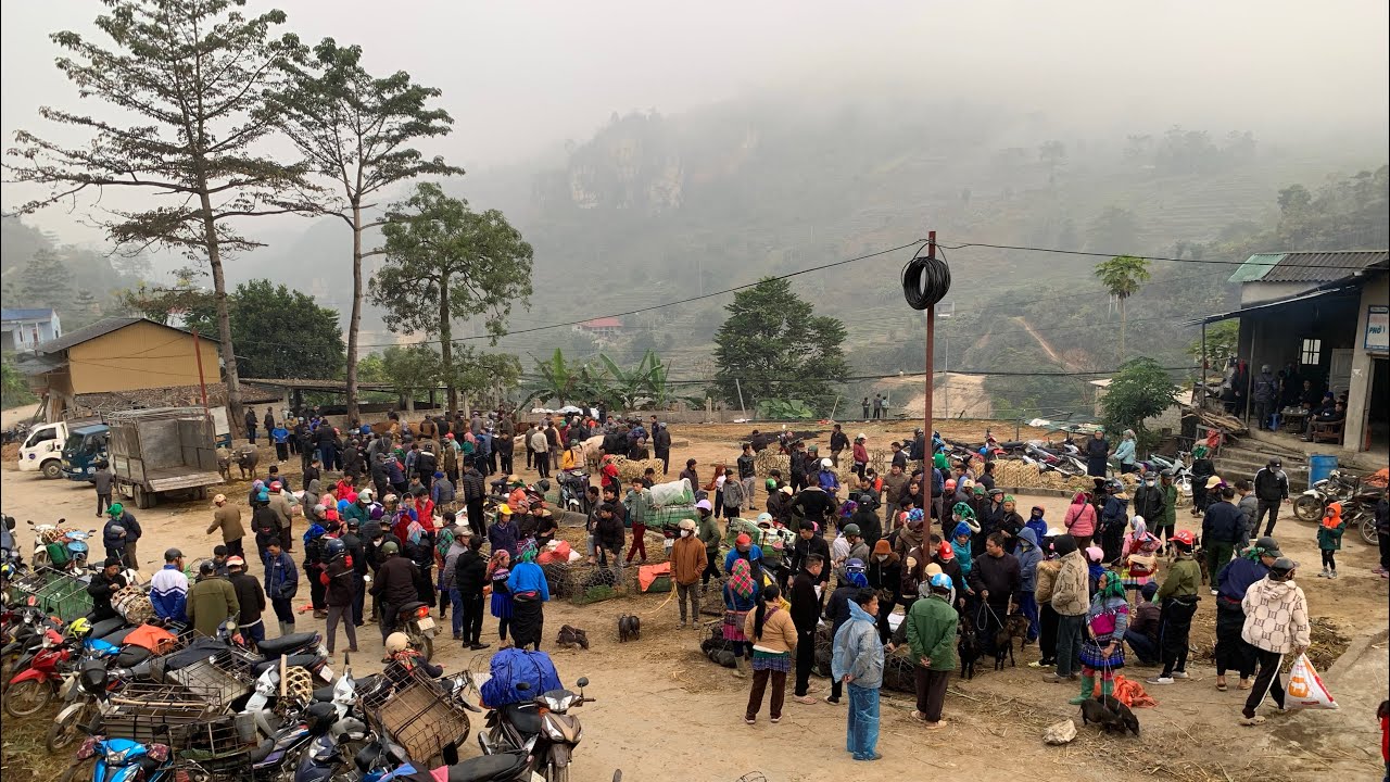 Sin Cheng Inside a Traditional Ethnic Market in Northwest Vietnam - YouTube