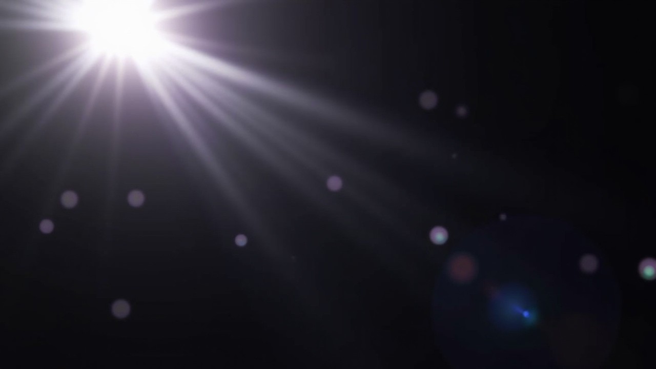 White sunlight rays black screen video | Sun light flare black screen ...