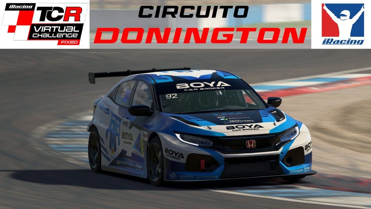 iRacing Onboard Lap📢TCR📢Honda Civic Type R📢Hotlap📢Donington Park ...
