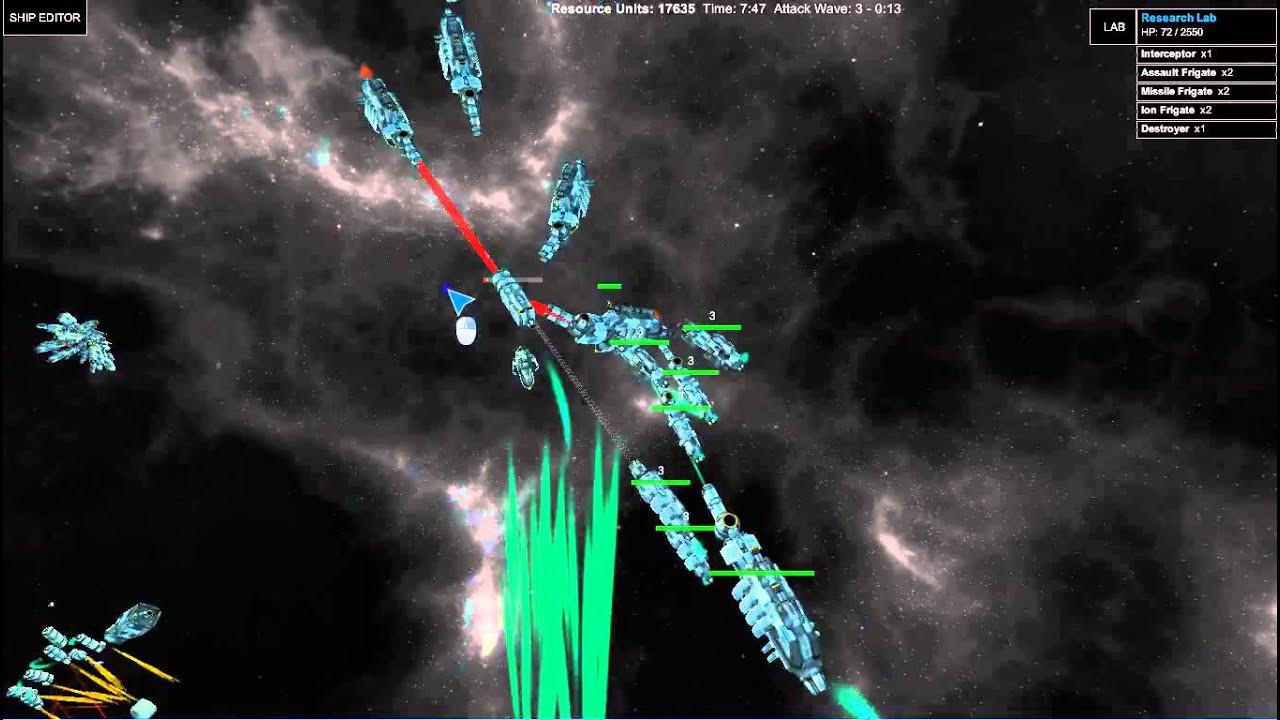 SSC2 Space RTS demo 4 - YouTube