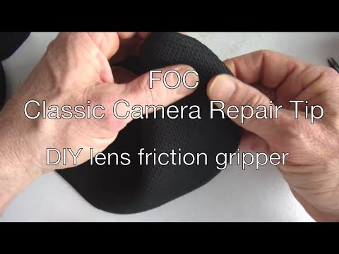 Fix Old Cameras: DIY Lens Friction Gripper Tip - YouTube