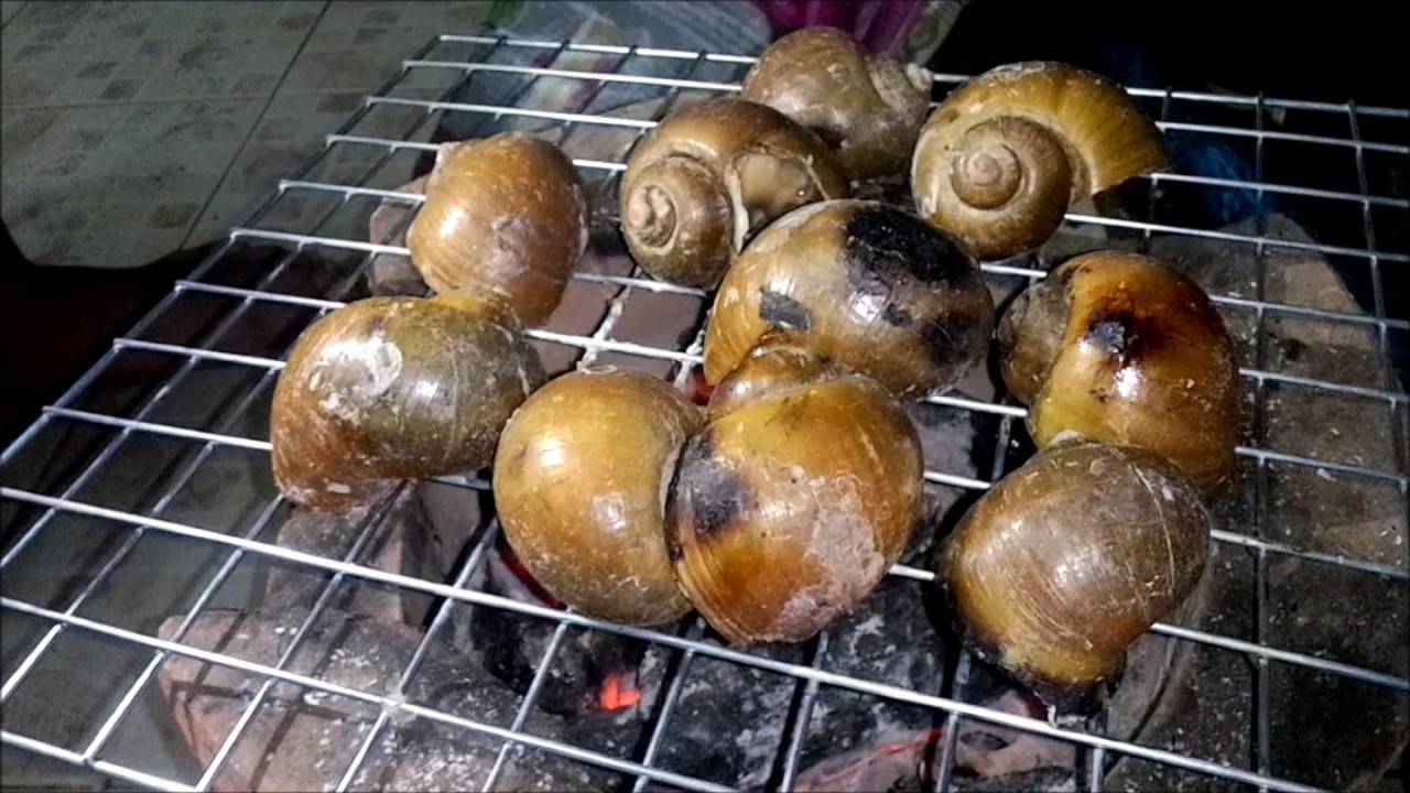 how to make grilled cherry snails - YouTube