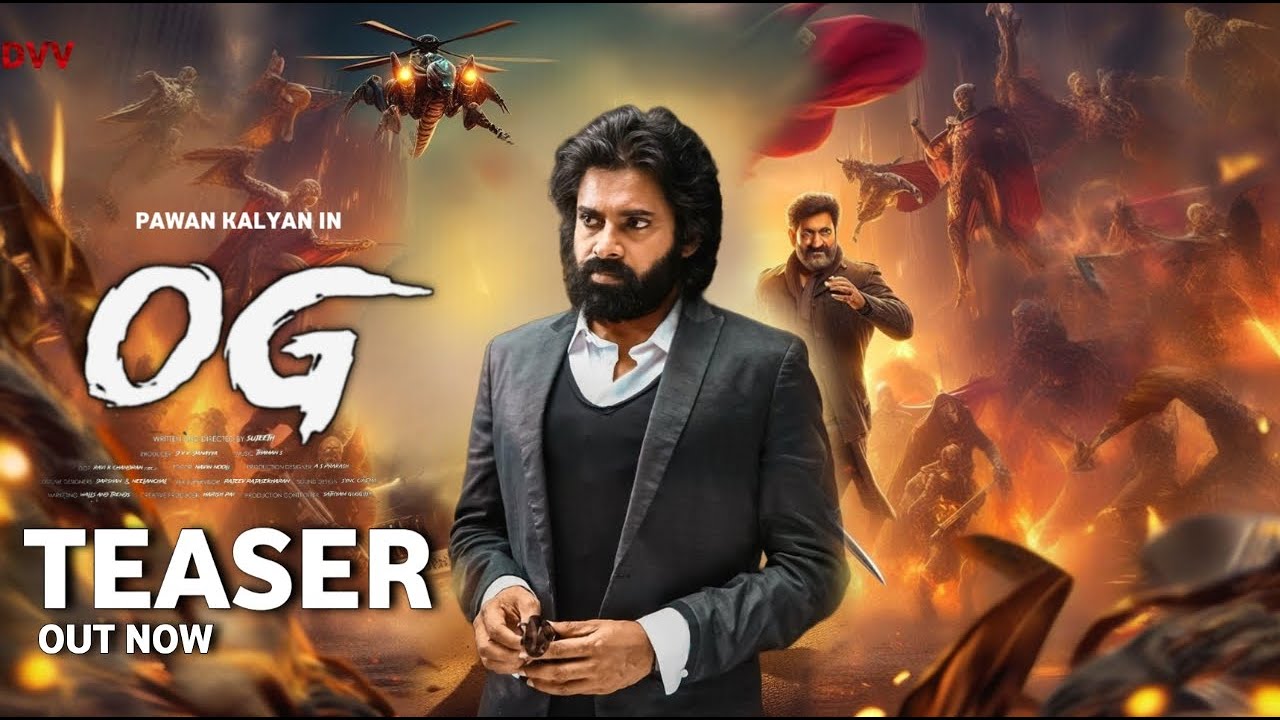 OG Official Teaser | Pawan Kalyan, Priyanka Mohan, Thaman, Sujith, OG ...