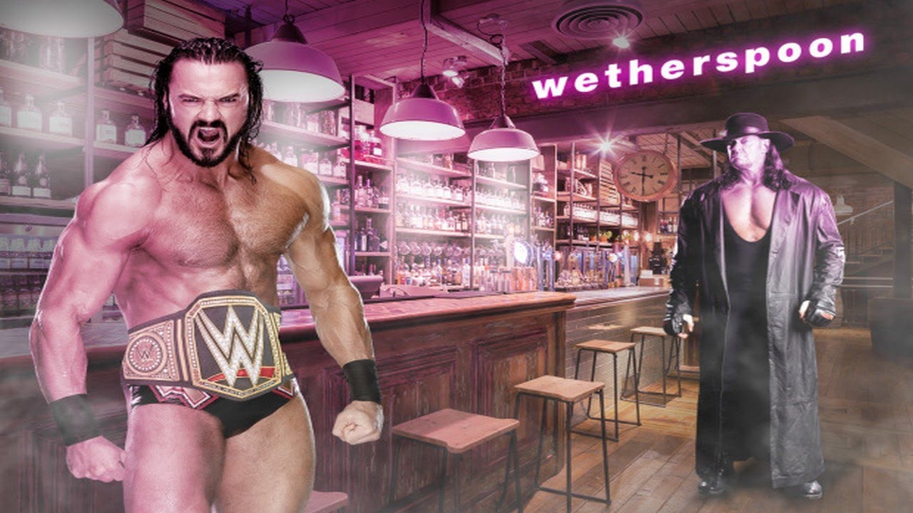 WWE champ McIntyre ready to fight Undertaker in Wetherspoons bar brawl ...