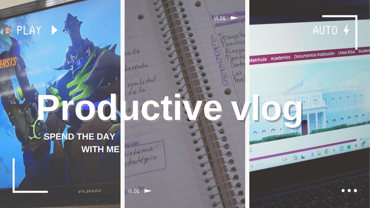 Productive+ Study Vlogੈ ‧₊˚(p≧w≦q) - YouTube