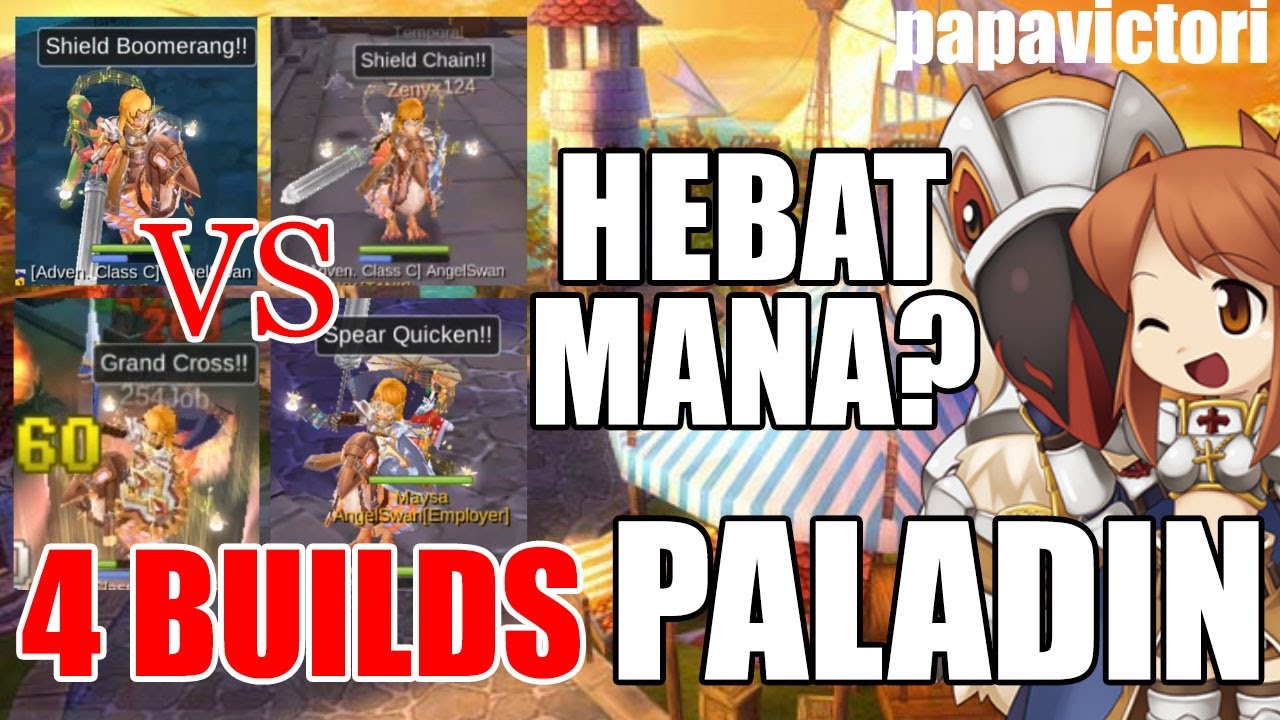 Ragnarok Mobile : Shield Chain vs Shield Boomerang vs Holy Cross vs ...
