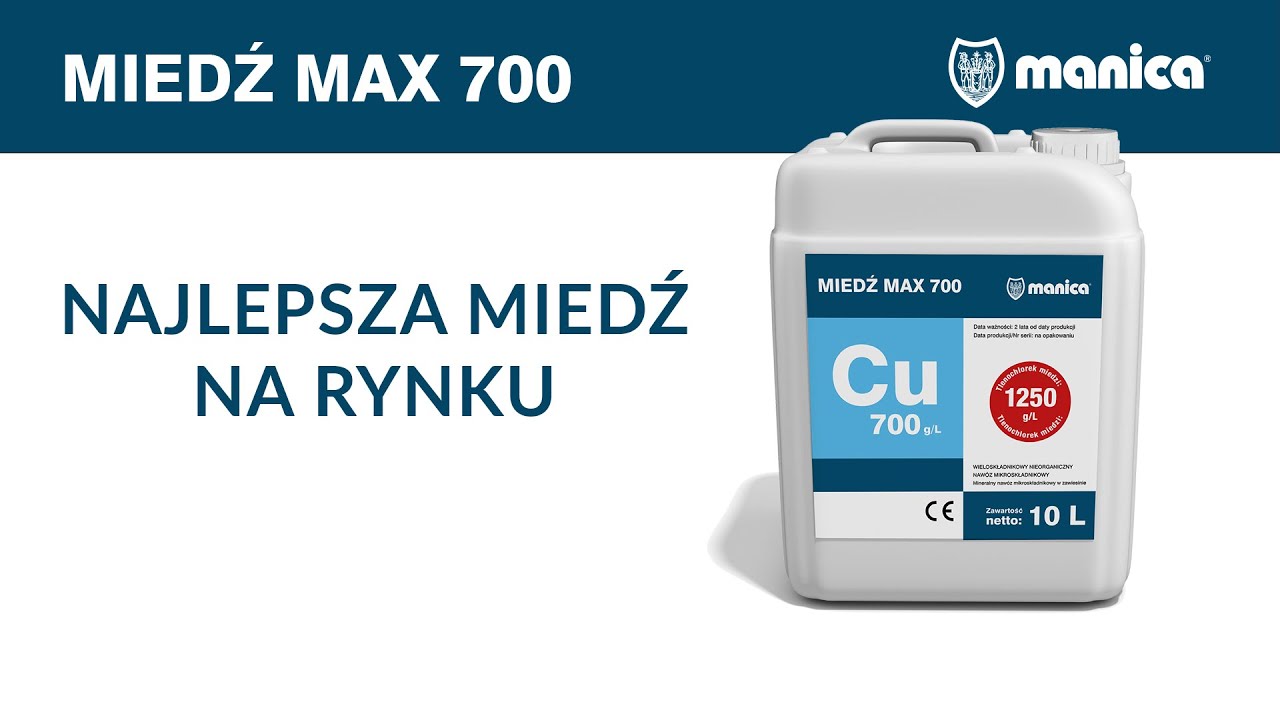 MIEDŹ MAX 700 - najlepsza miedź na rynku - YouTube