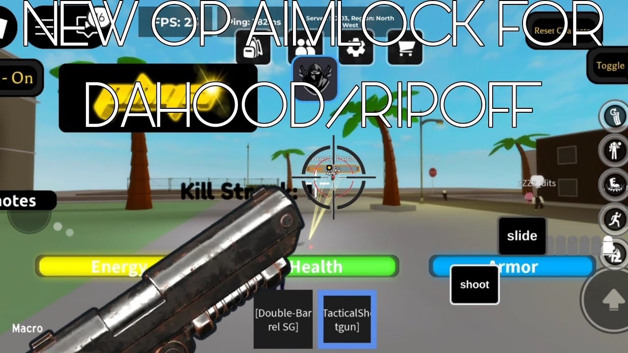 NEW BEST AIMLOCK FOR DAHOOD/RIPOFF GAME GOOD FOR 100+ PING CAN *AIR ...