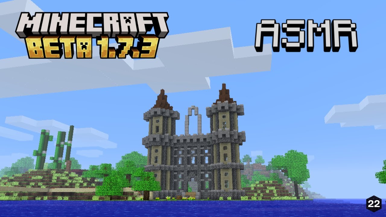 Building Another Castle! ♡ Minecraft Beta ASMR (Relaxing Soft Spoken ...