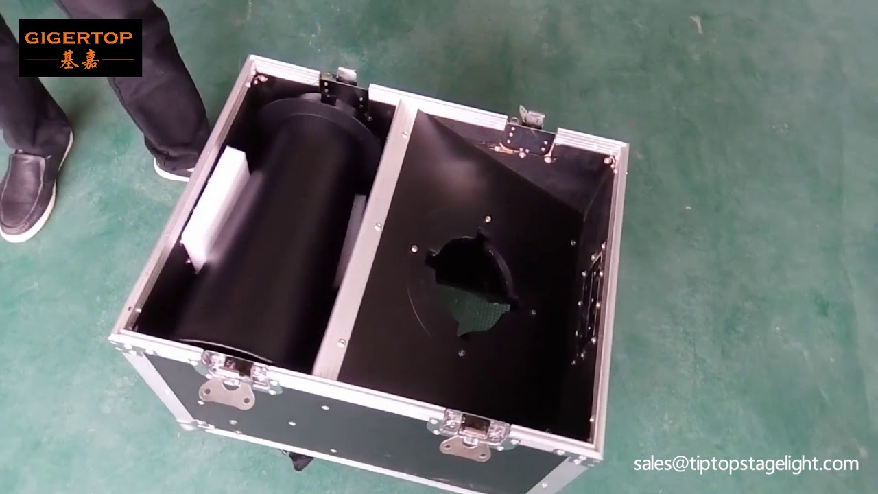 Mini co2 jet confetti machine TIPTOP Stage Light - YouTube