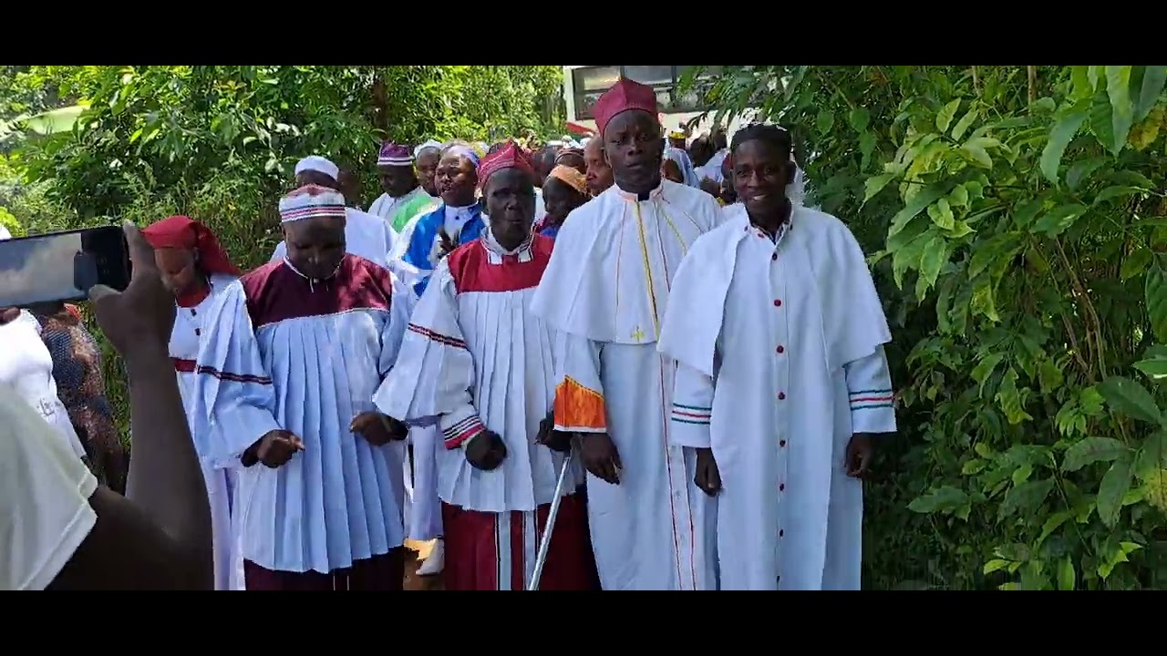 The arrival of H.E. Cardinal Okeyo - Ugenya - YouTube