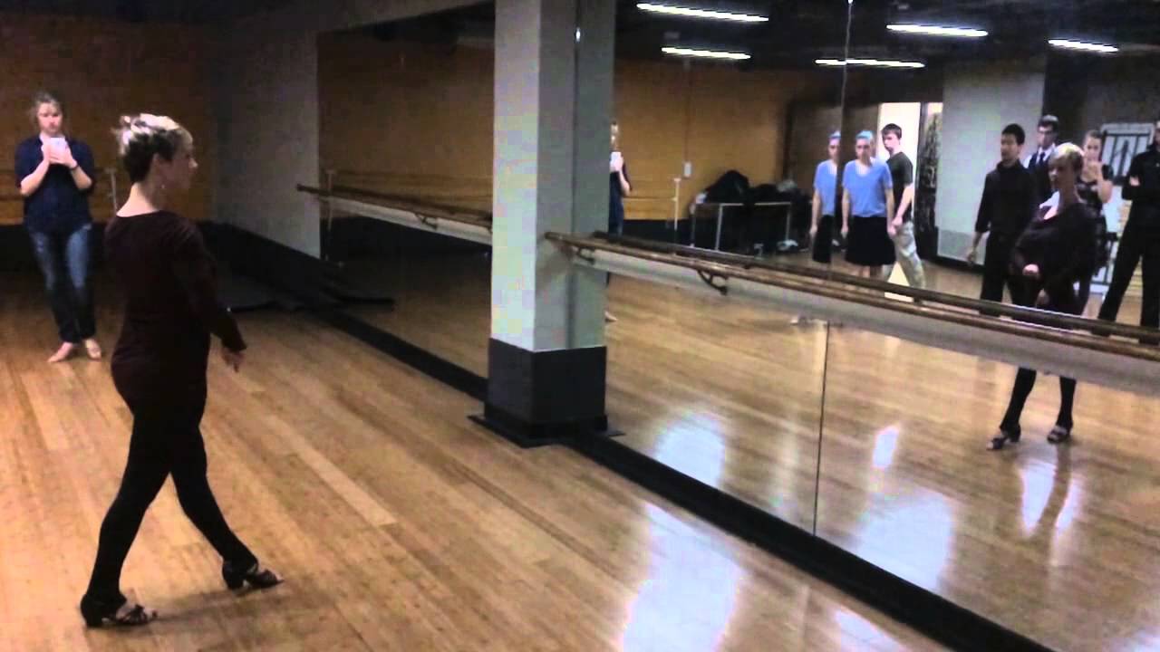 Trish American Rumba Walks Technique - YouTube