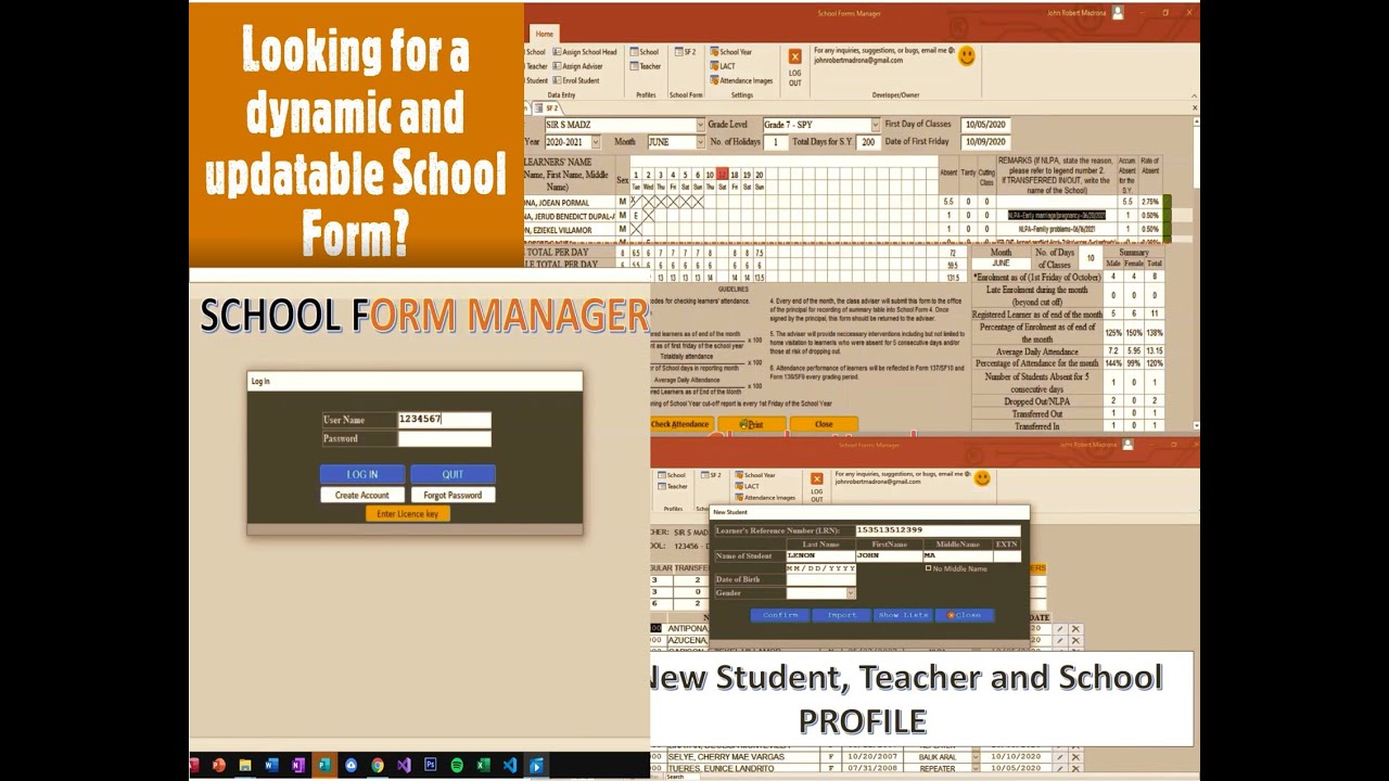 School Form 2 For Deped - YouTube