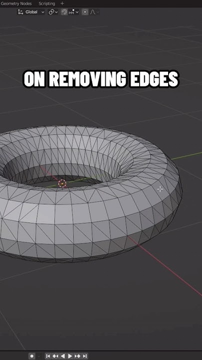 Blender tip easy to Remove Edges - YouTube
