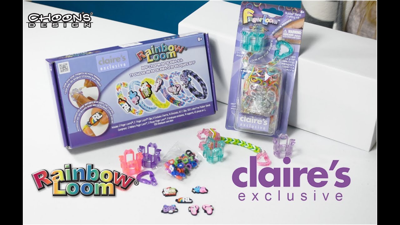 NEW Rainbow Loom® BFF Charm Bracelet Kit and Exclusive Colors Finger ...