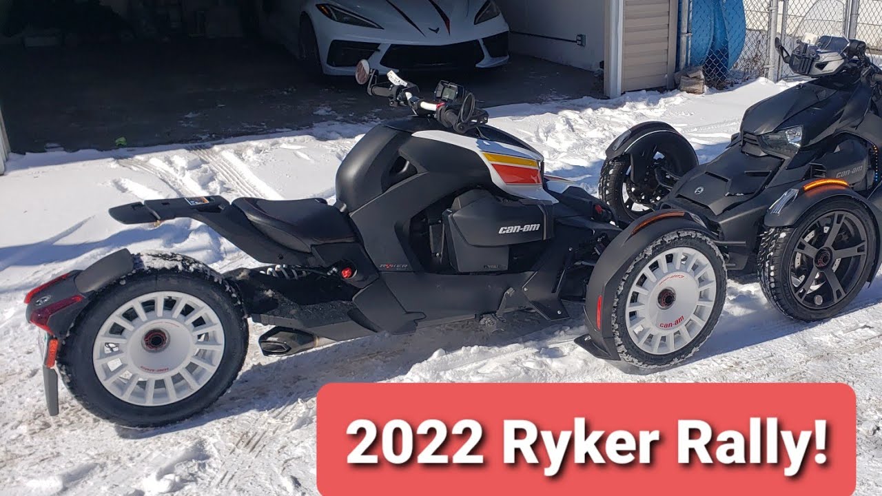 Riding my NEW 2022 Can Am Ryker Rally in Chicago snow! Delivery day ...