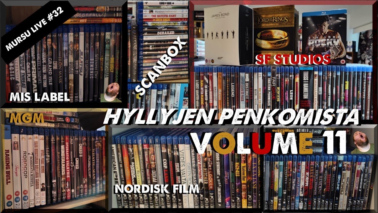 MURSU LIVE #32 | Leffa hyllyjen selailua VOL 11 (Mis label, Nordisk ...