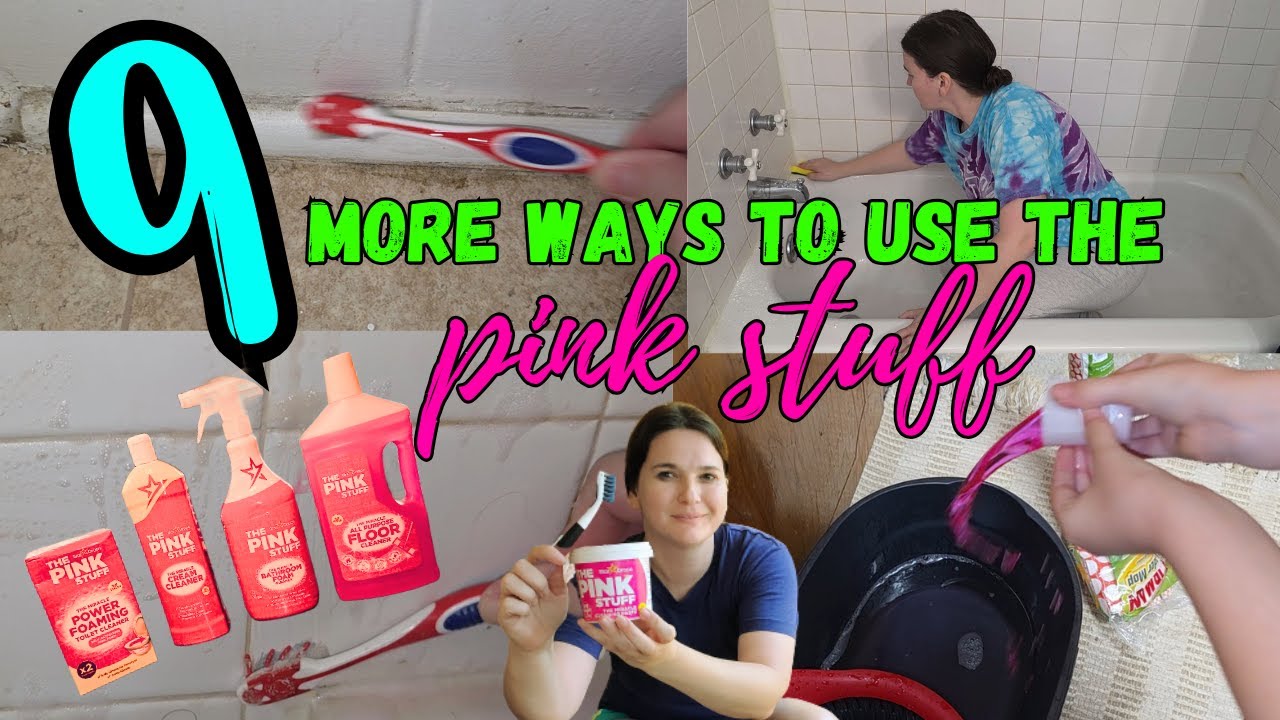 9 MORE WAYS TO USE THE PINK STUFF: PINK STUFF CLEANING HACKS ( TIKTOK ...