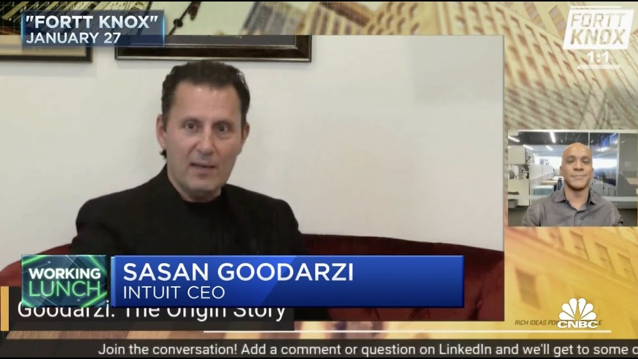 Intuit CEO Sasan Goodarzi on Crypto and Risk: CNBC Working Lunch - YouTube