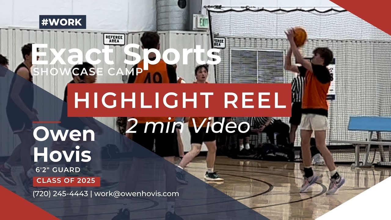 Owen Hovis - Exact Sports Showcase Camp - YouTube