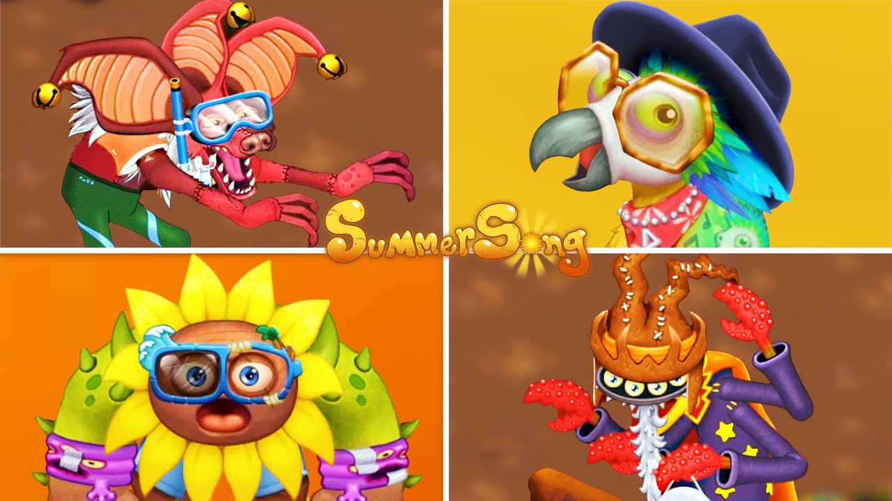 SummerSong 2024: All Monster Costumes + Mimic | My Singing Monsters ...