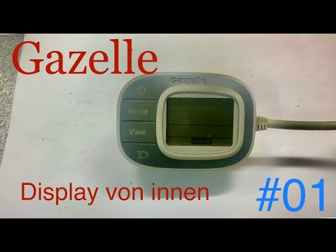 Gazelle Innergy Ebike Display Platinen Ausbau und Erklärung - YouTube