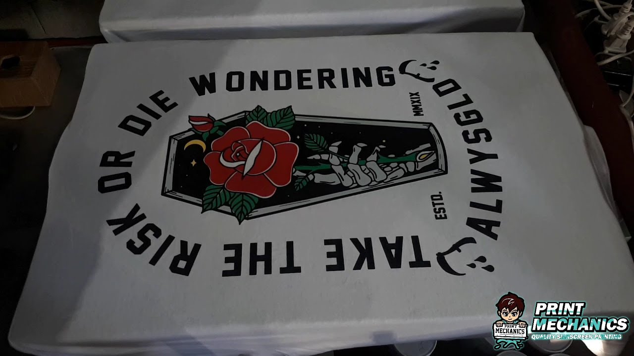 5 Colors Screen Print | Print Mechanics | Screen life - YouTube