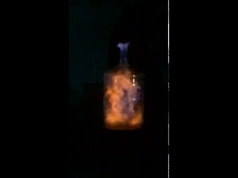 Burning Ethanol in Slow Motion - YouTube