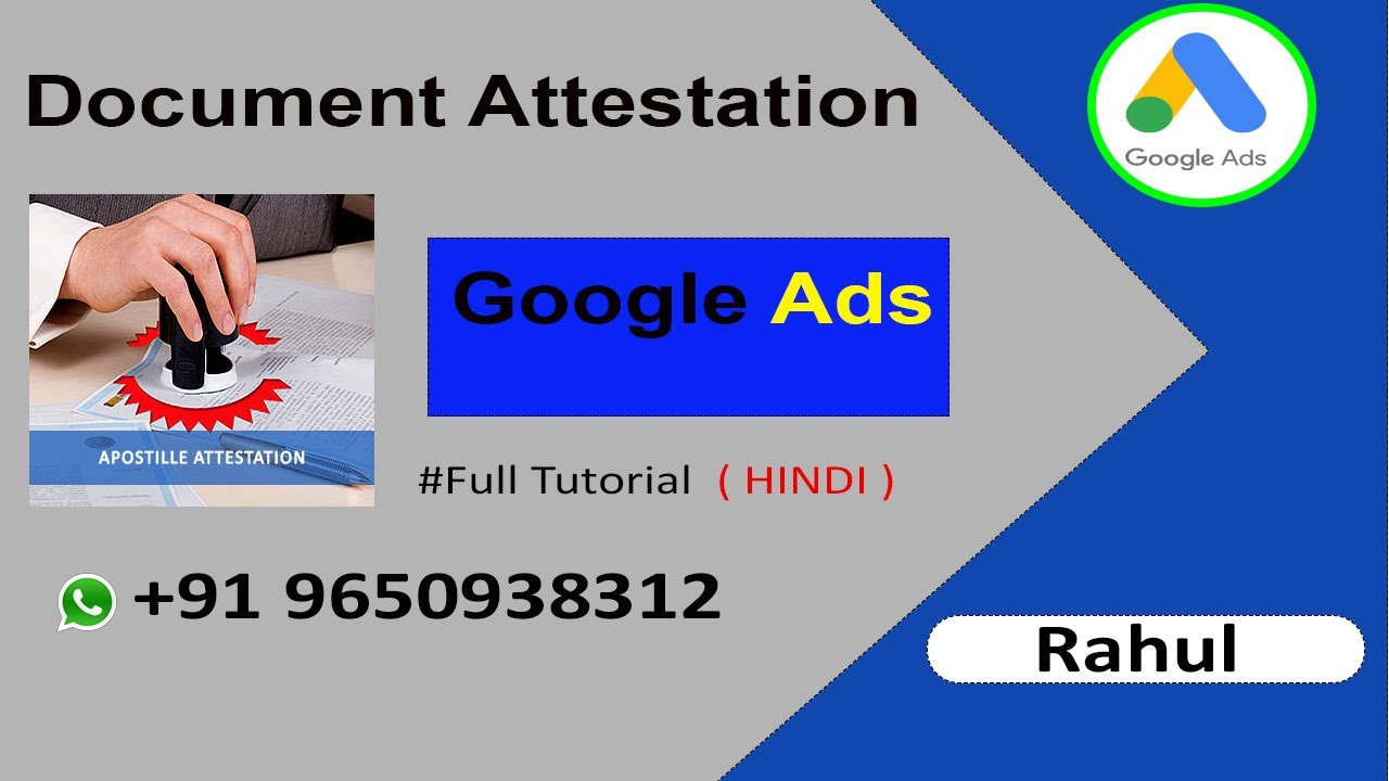 How To Create Apostille Attestation Google Account| Document ...