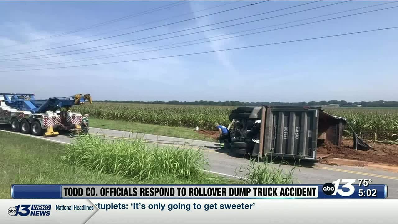 Todd County Emergency Personnel Respond to a Dump Truck rollover ...