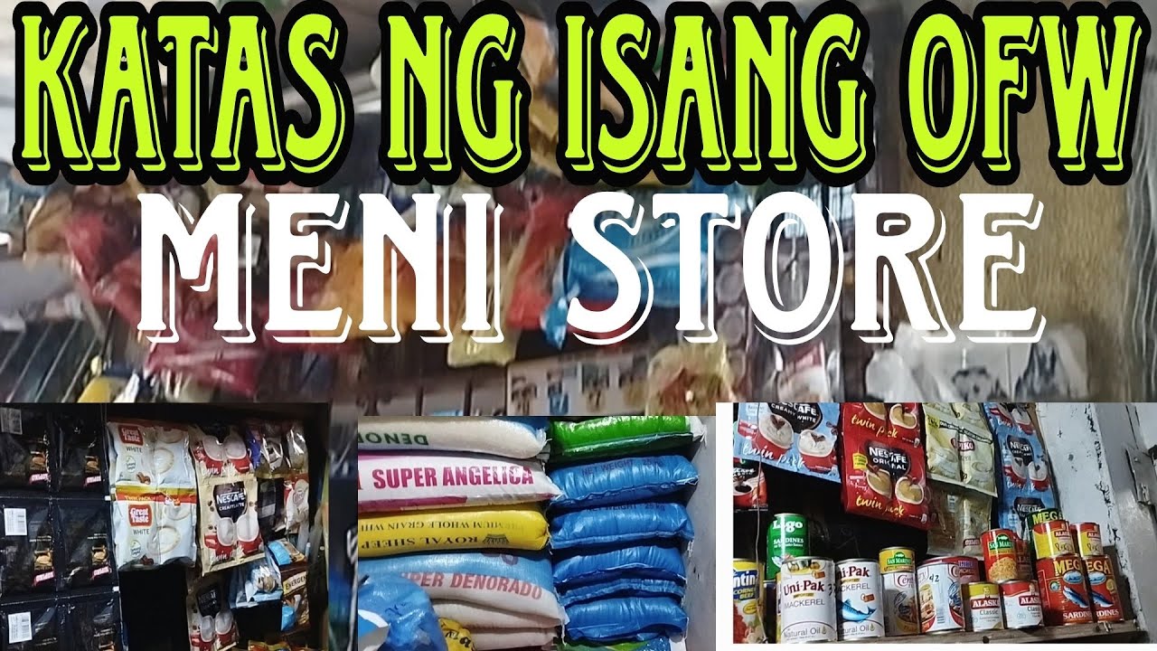 KATAS NG ISANG OFW MENI STORE - YouTube