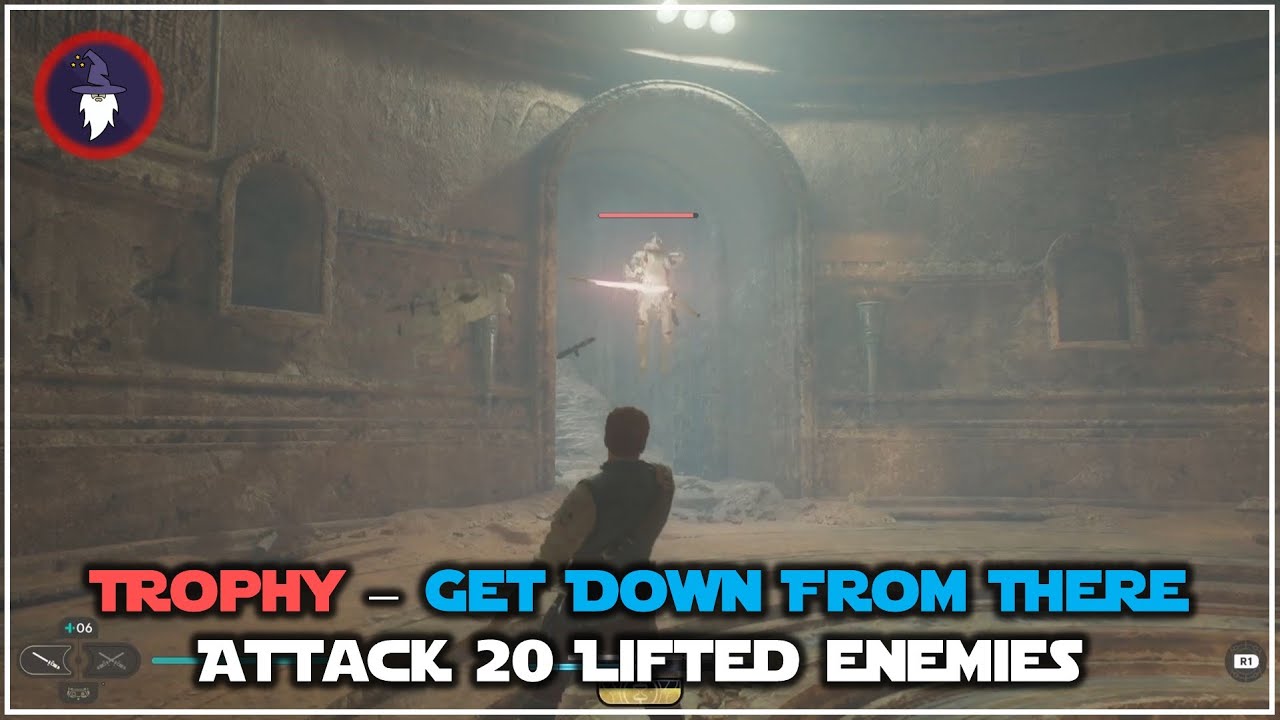 STAR WARS JEDI SURVIVOR | ATTACK 20 LIFTED ENEMIES | TROPHY - GET DOWN ...