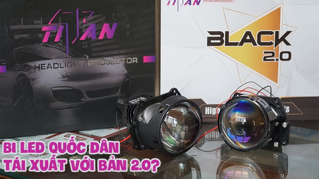 Bi led Titan black 2.0 với titan black 1.0? Chi tiết về phiên bản mới ...