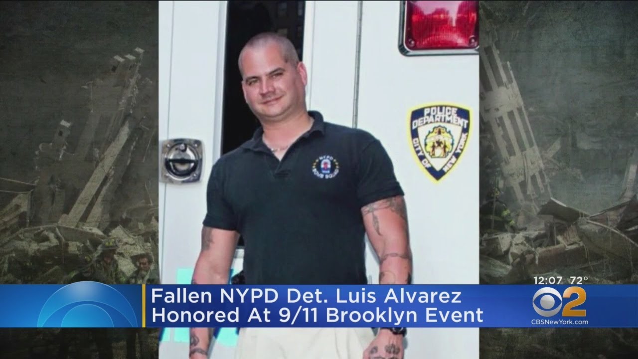 Det. Lou Alvarez Honored At 9/11 Remembrance Ceremony In Brooklyn - YouTube