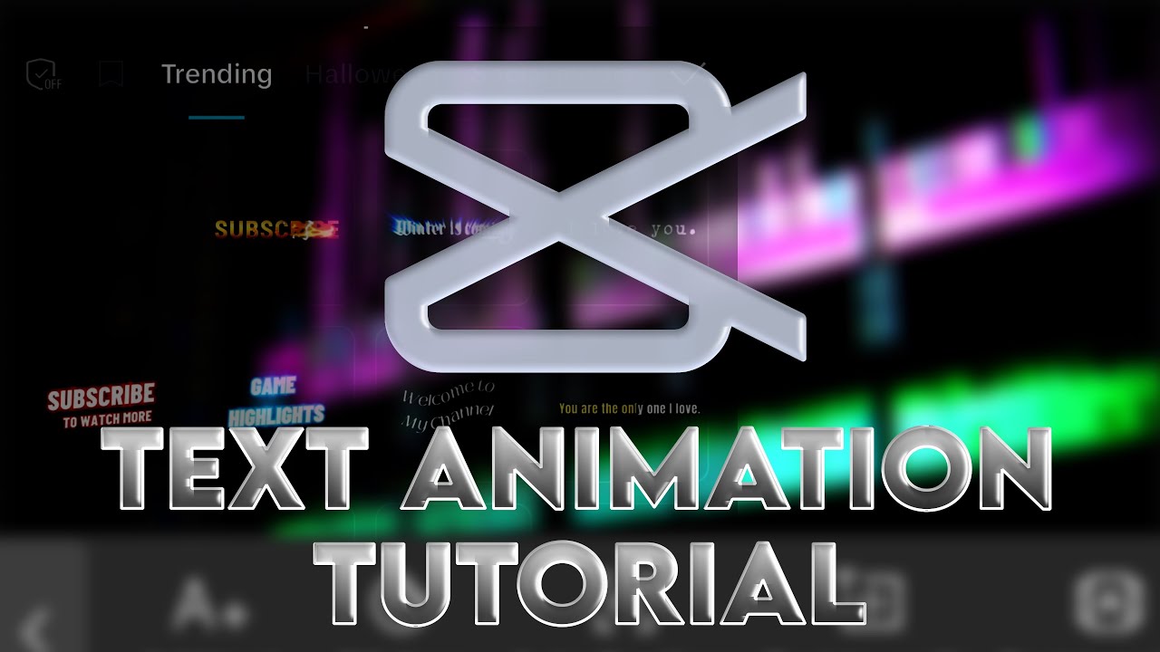EFFECTS OF TEXT ANIMATION TUTORIAL IN CAPCUT - YouTube