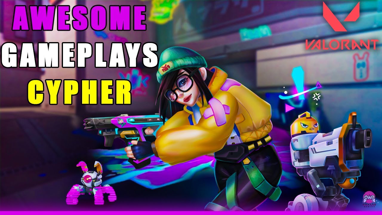 CRAZY CYPHER STRATEGIES || AWESOME CYPHER GAMEPLAY || VALORANT GAMEPLAY VIDEO - YouTube
