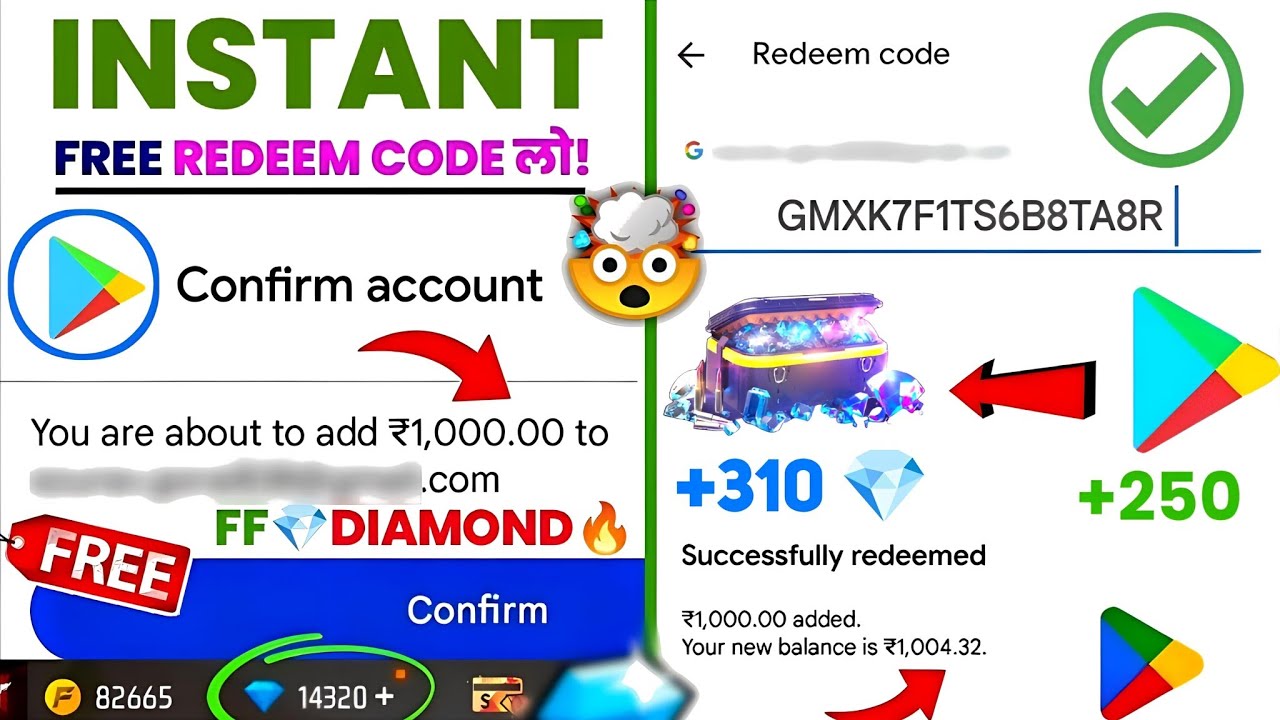 DAILY 200 FREE REDEEM CODE | FREE REDEEM CODES TRICK | FREE REDEEM CODE APP |GOOGLE PLAY REDEEM ...