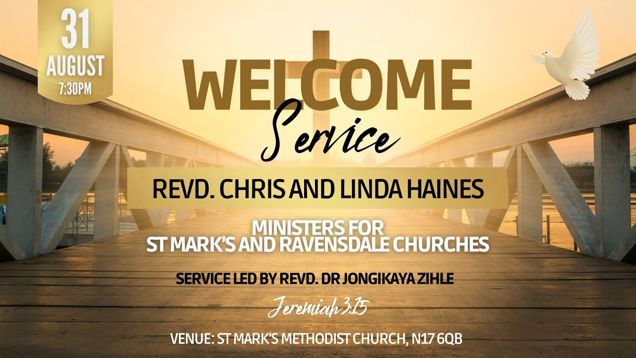 St Mark's Methodist Church | Welcome Service | Revd. Chris and Linda ...