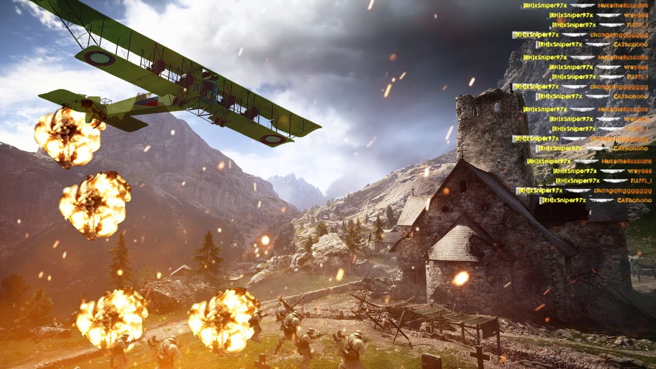 Battlefield 1 plane - YouTube