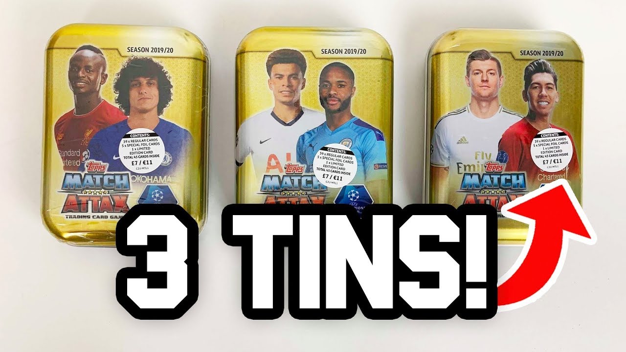 100 CLUB in a MINI-TIN!! | Match Attax 2019/20- 3 Mini-Tins! (Kane ...