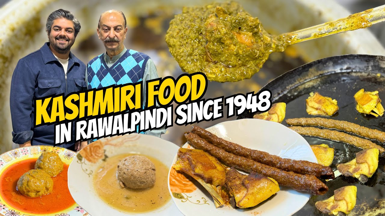 77 YEARS OLD! Kashmiri Restaurant In Rawalpindi | Since 1948 | Food ...